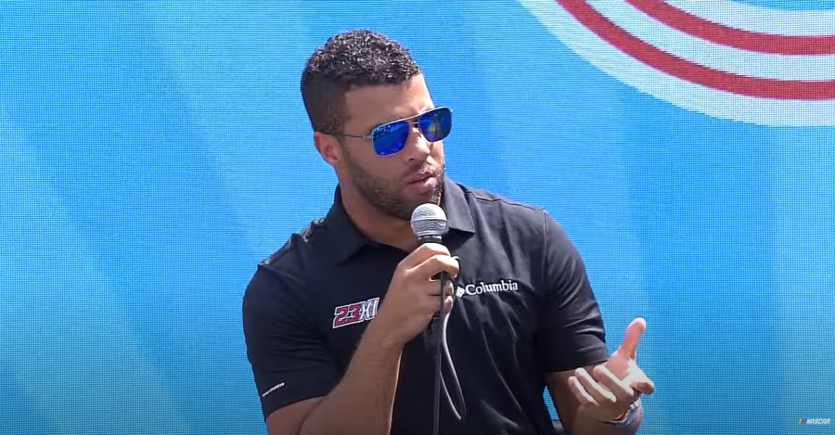 After Winning At Kansas Bubba Wallace Says He's "Thankful To Shut The ...