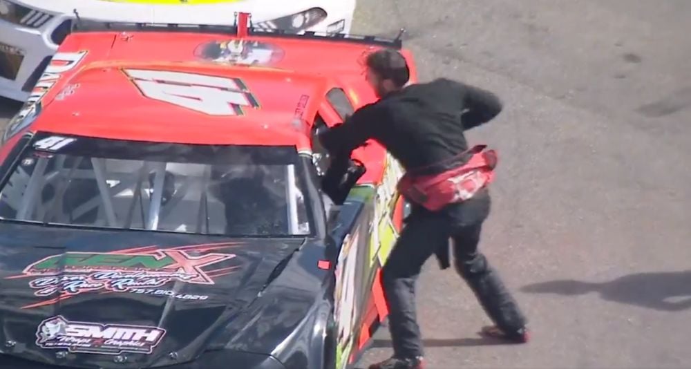 WATCH: Stock Car Driver Unleashes Flurry Of Punches On Rival Driver ...