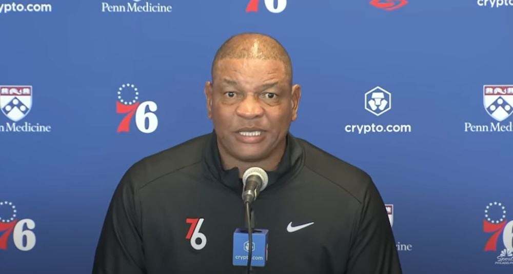 Philadelphia 76ers Coach Doc Rivers Says Hearing "America First" Scares Him