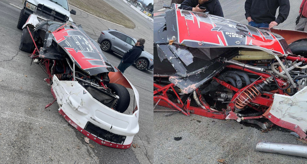 Super Late Model Stock Car Driver Survives Brutal Crash That Completely ...