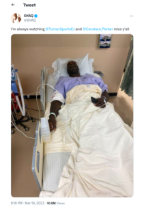 Shaquille O'Neal Posts A Photo Of Himself In The Hospital, Then ...