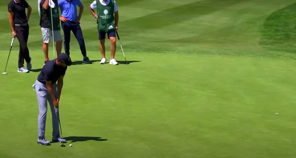Steph Curry Displays His Shot Making Ability On The Golf Course With An ...