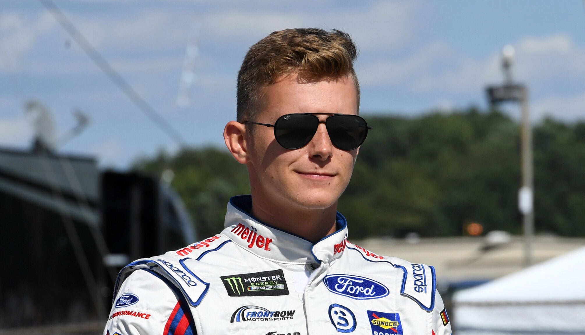 WATCH: Former NASCAR Driver Gets Kicked In The Face During Wild Post ...