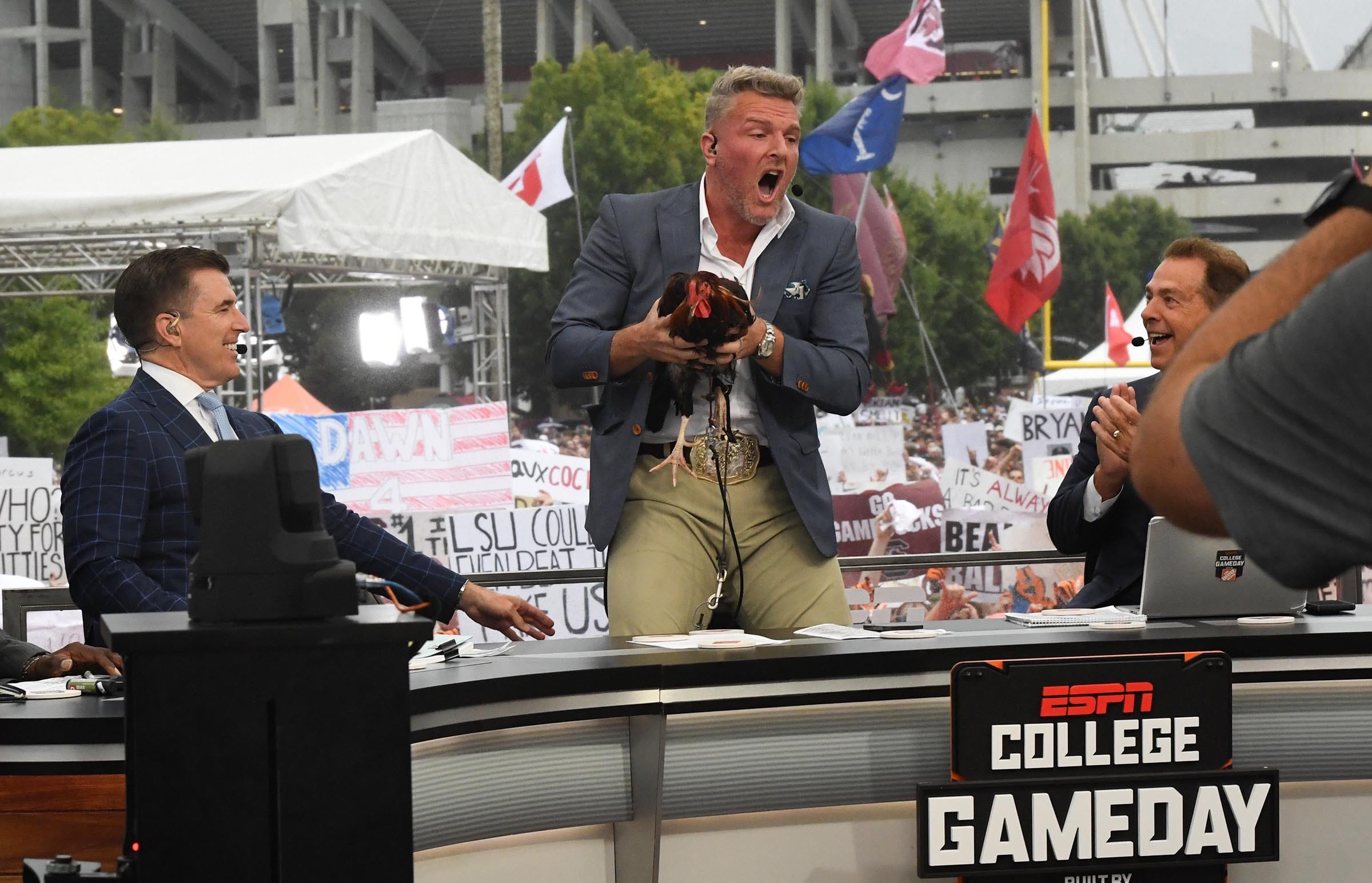 Pat McAfee Makes a College Kid's Dream Come True When He Nails $100,000 ...