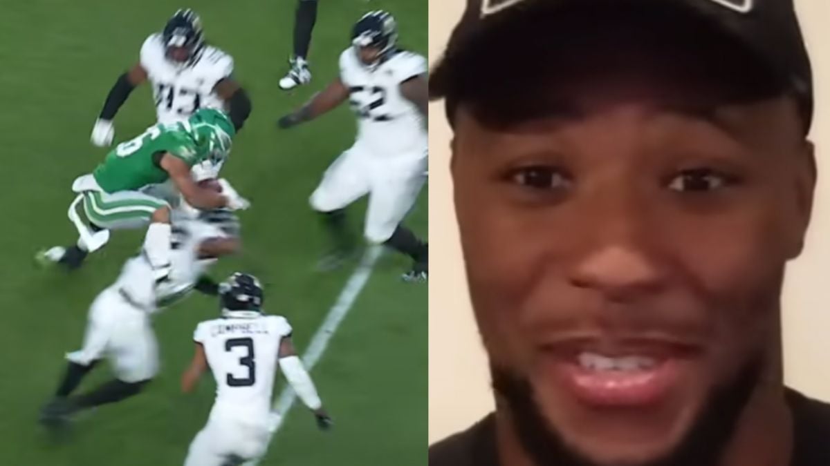 Saquon Barkley’s Backwards Hurdle Was So Amazing That The NFL ...